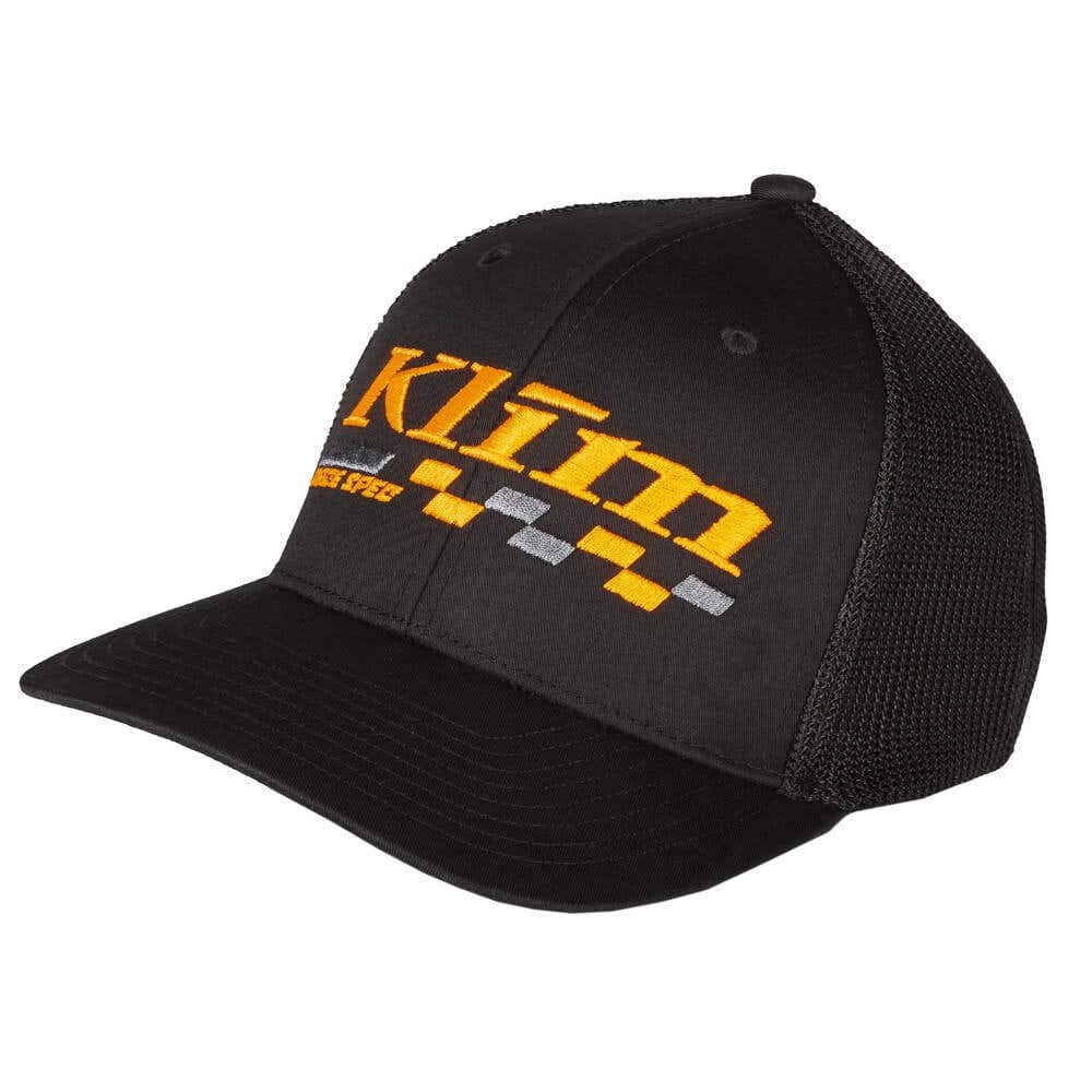 Klim Race Spec Hat Black - Strike Orange – SkiDoo Outlet